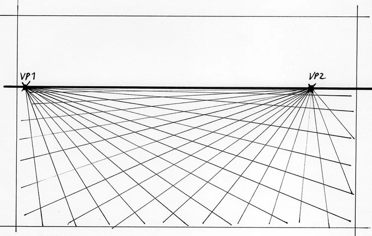 5 great Exercises to learn Perspective Drawing the easy Way