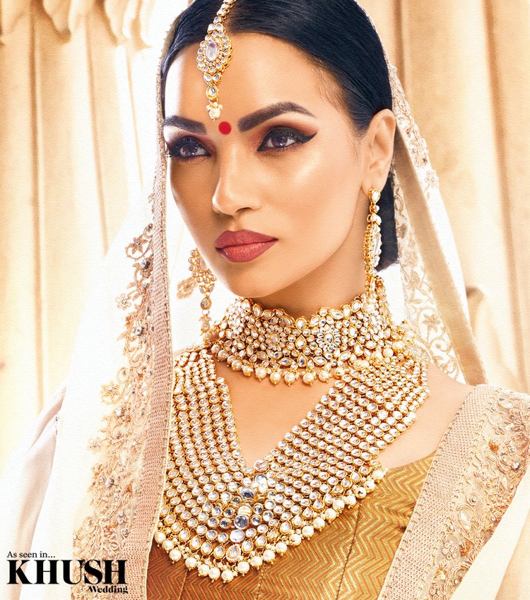 Indian Bridal Choker Necklace Set — Glimour Jewellery