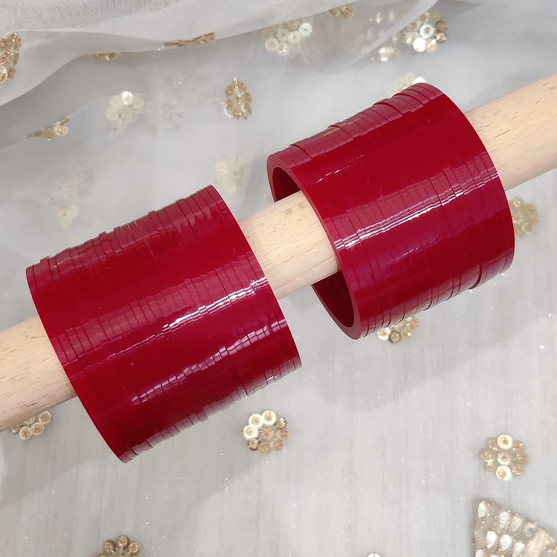 Plain Red Indian Asian Choora Bangles Churiya Punjabi Wedding Bangles ...