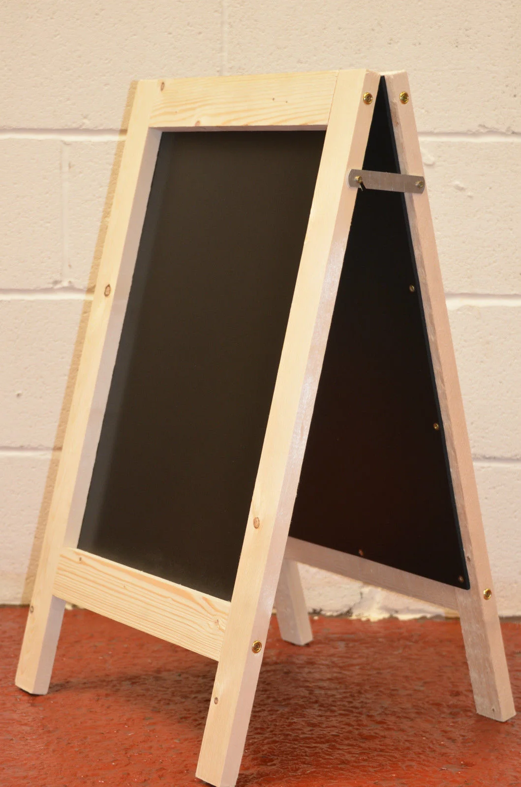 Large Plain Wooden Pavement Sign A-Board Chalkboard - Liquid Chalk. — H ...