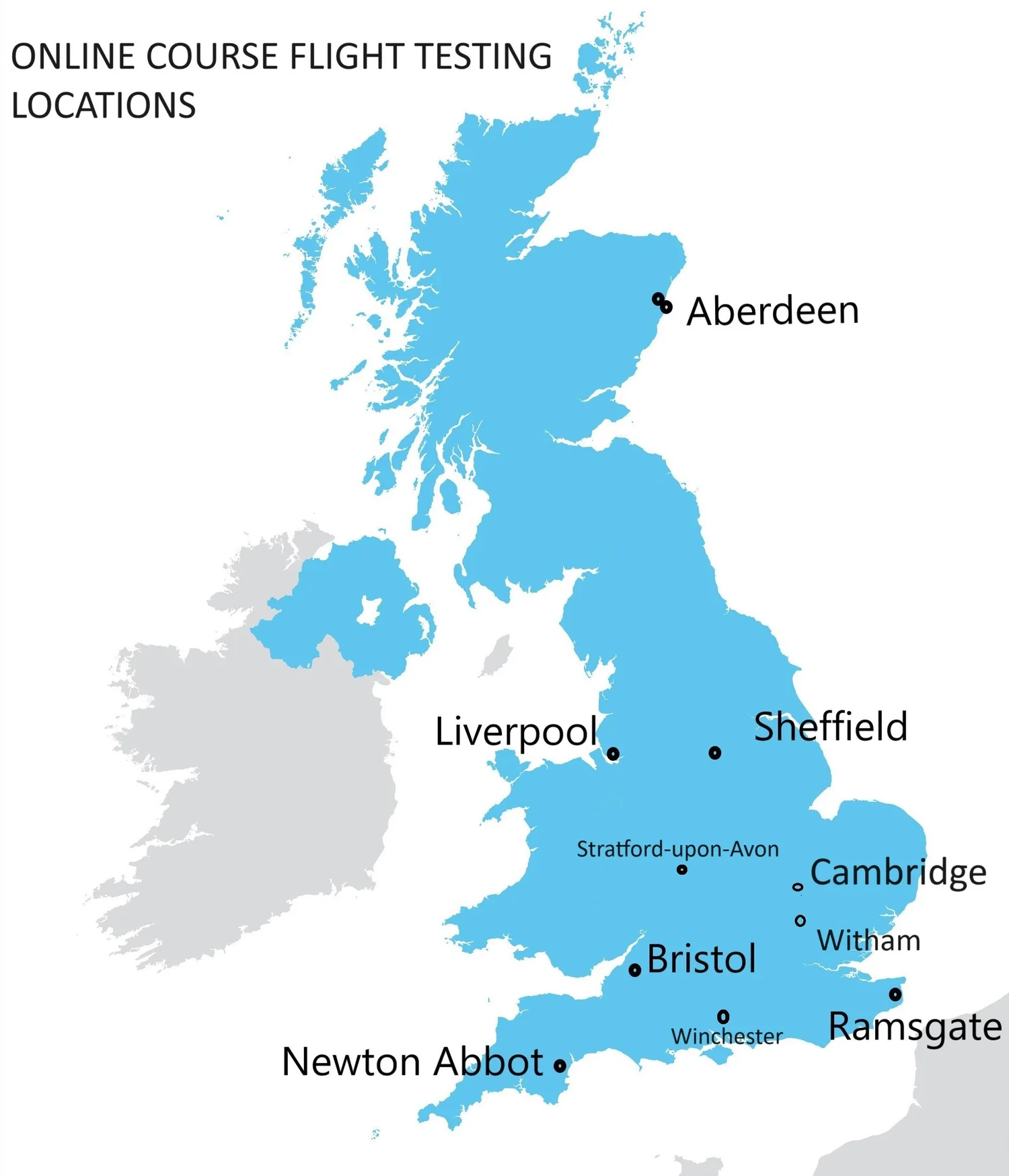 A2 CofC & GVC drone course, practical training and testing at our 4 UK ...