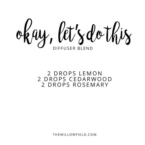 Monday Diffuser Blends to Keep You Sane! — THE WILLOW FIELD