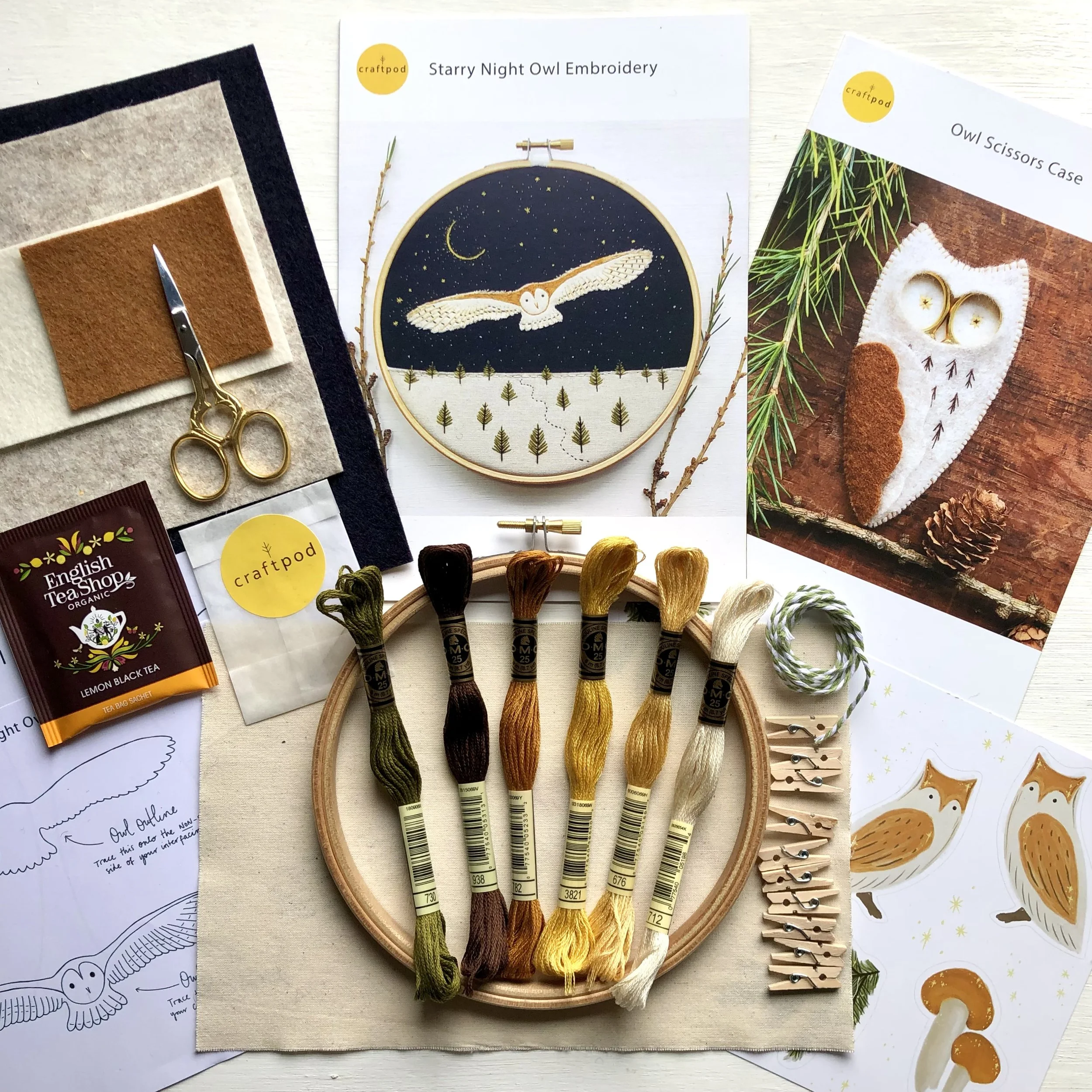 Craftpod - Beautiful Craft and Embroidery Kits, inspired by nature.