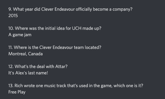 New Server, Who Dis? — Clever Endeavour Games