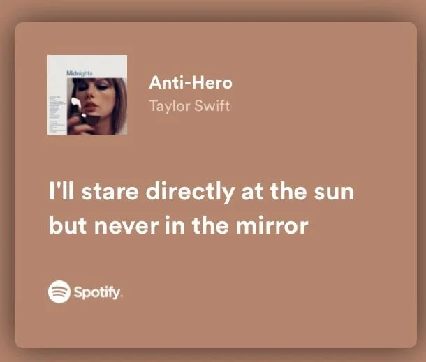 Taylor Swift's Anti Hero and Self Awareness — Talent Metrics, LLC