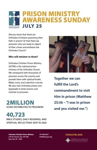 Orthodox Christian Prison Ministry — Metropolis of San Francisco Shrine