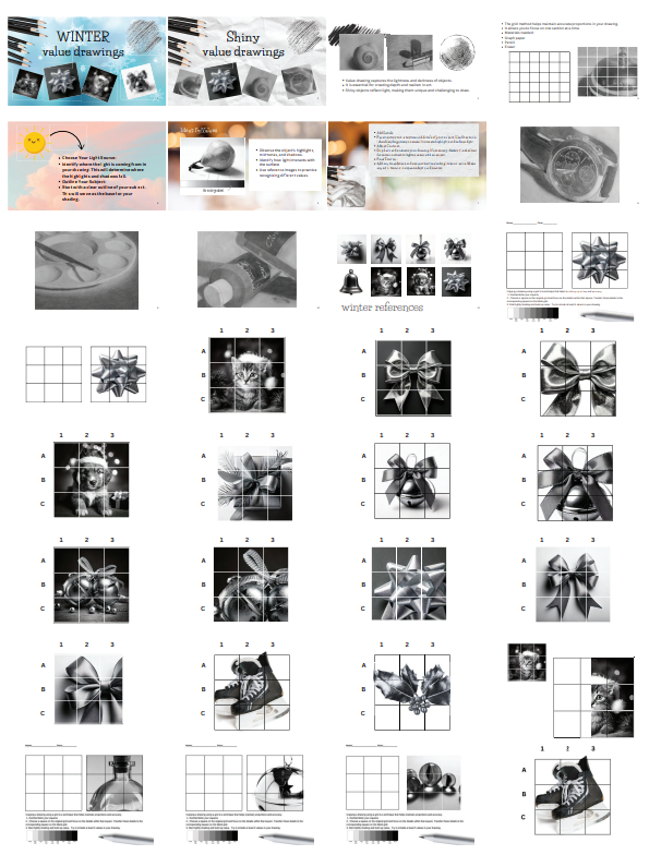Grid drawing practice, with worksheets and video! — Jordan Swain