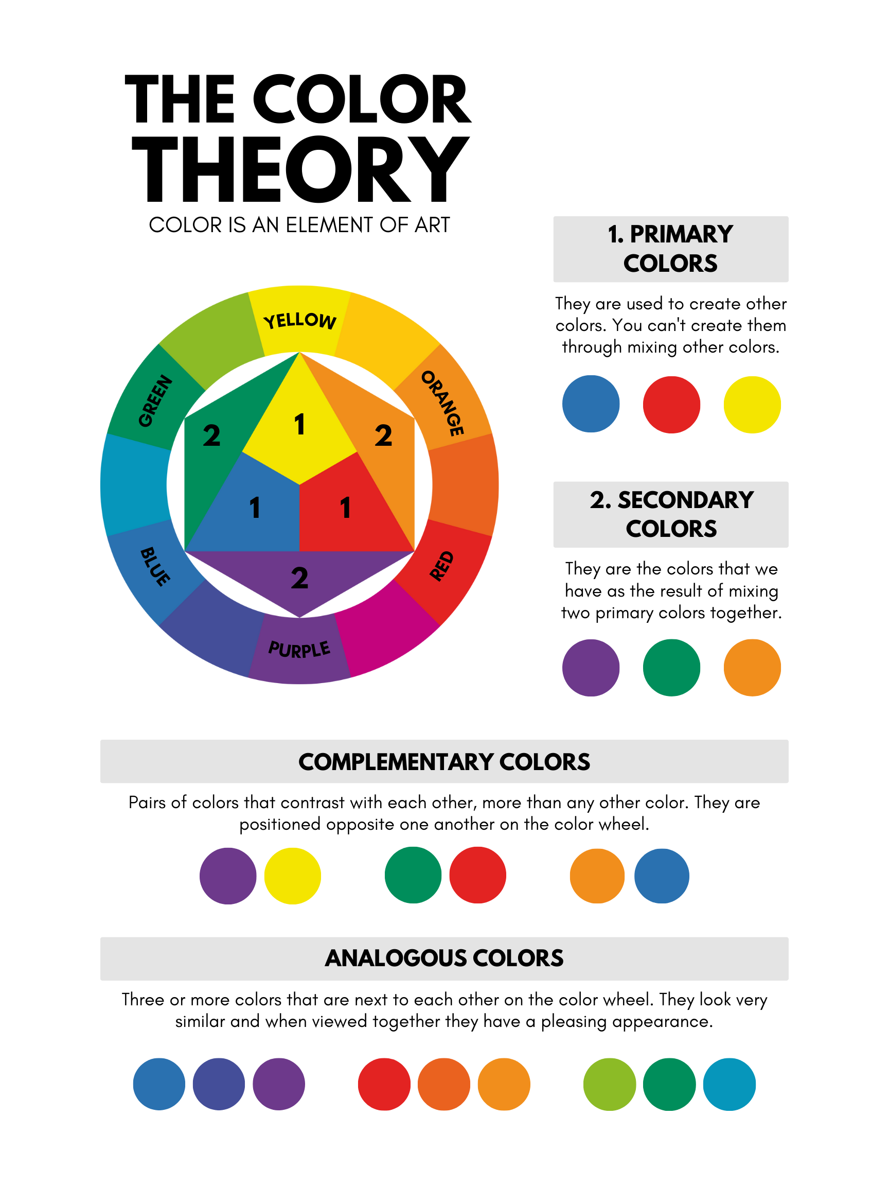 Color theory free online lesson for high school art class — Jordan Swain