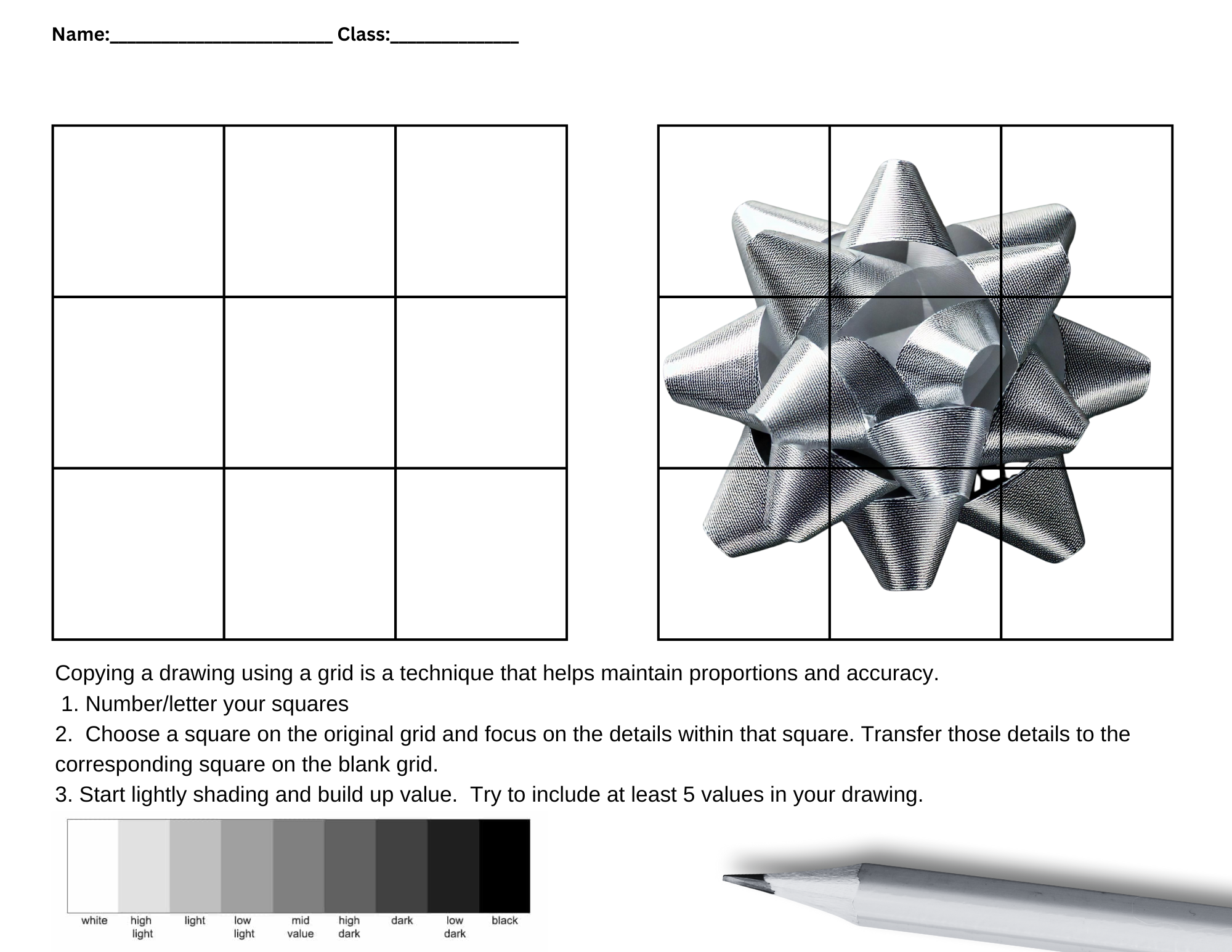 Grid drawing practice, with worksheets and video! — Jordan Swain