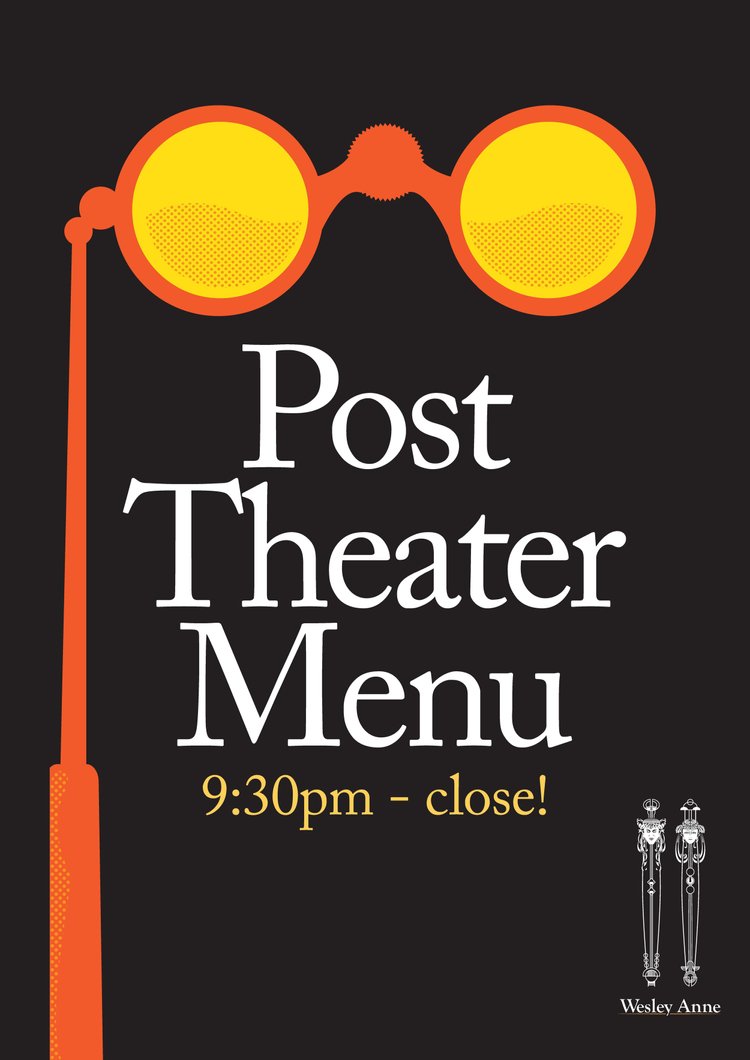 Wesley Anne | Live Music, Restaurant and Bar — Menus