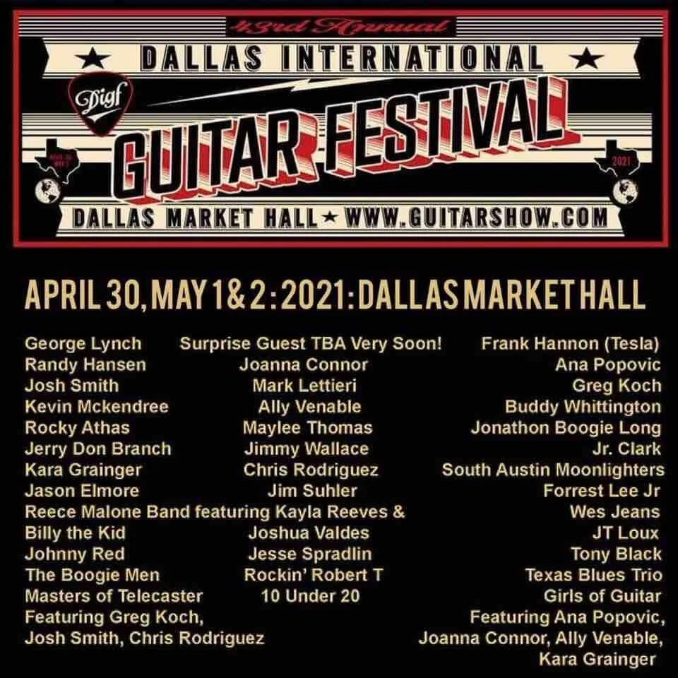 2021 Dallas International Guitar Show — Winter Park Vintage Guitars