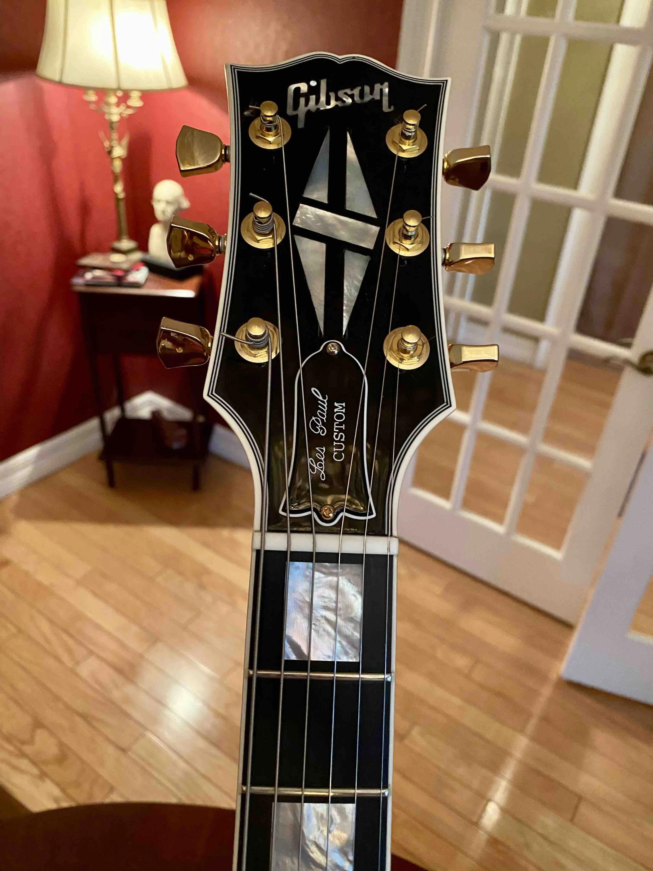 2017 Gibson Les Paul Custom Alpine White Custom Shop - SOLD — Winter ...