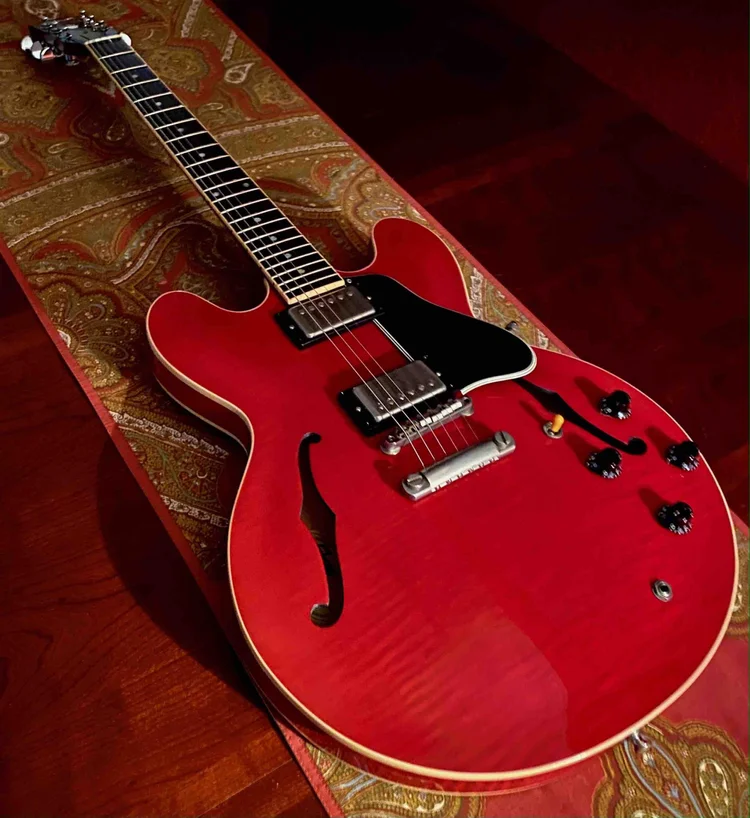 2003 Gibson ES 335 Dot AA Figured in Cherry Red Finish - SOLD ...