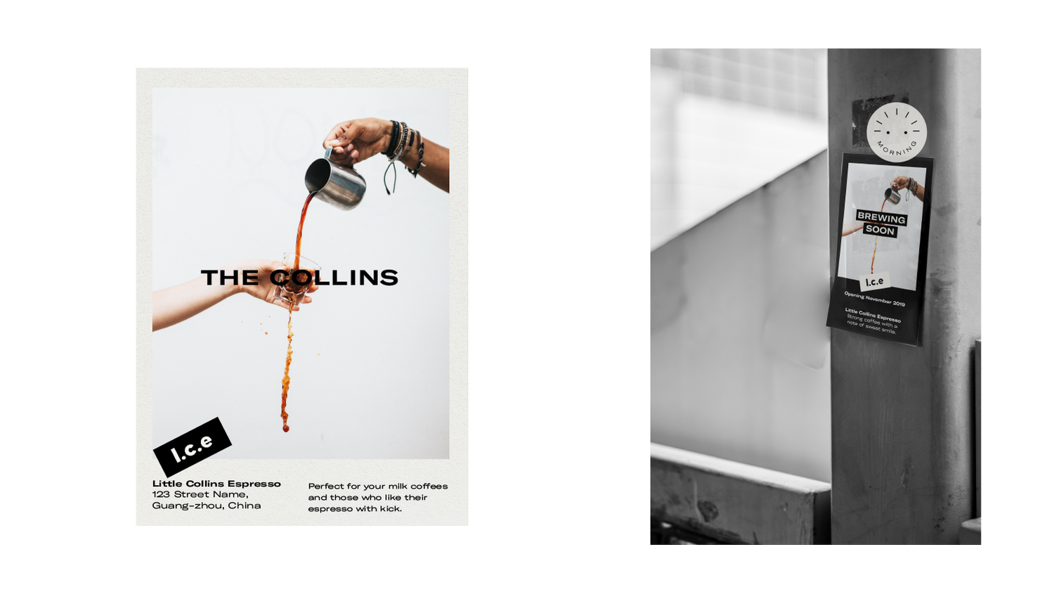 Little Collins St Espresso designed by BrandWorks for Changsha China.