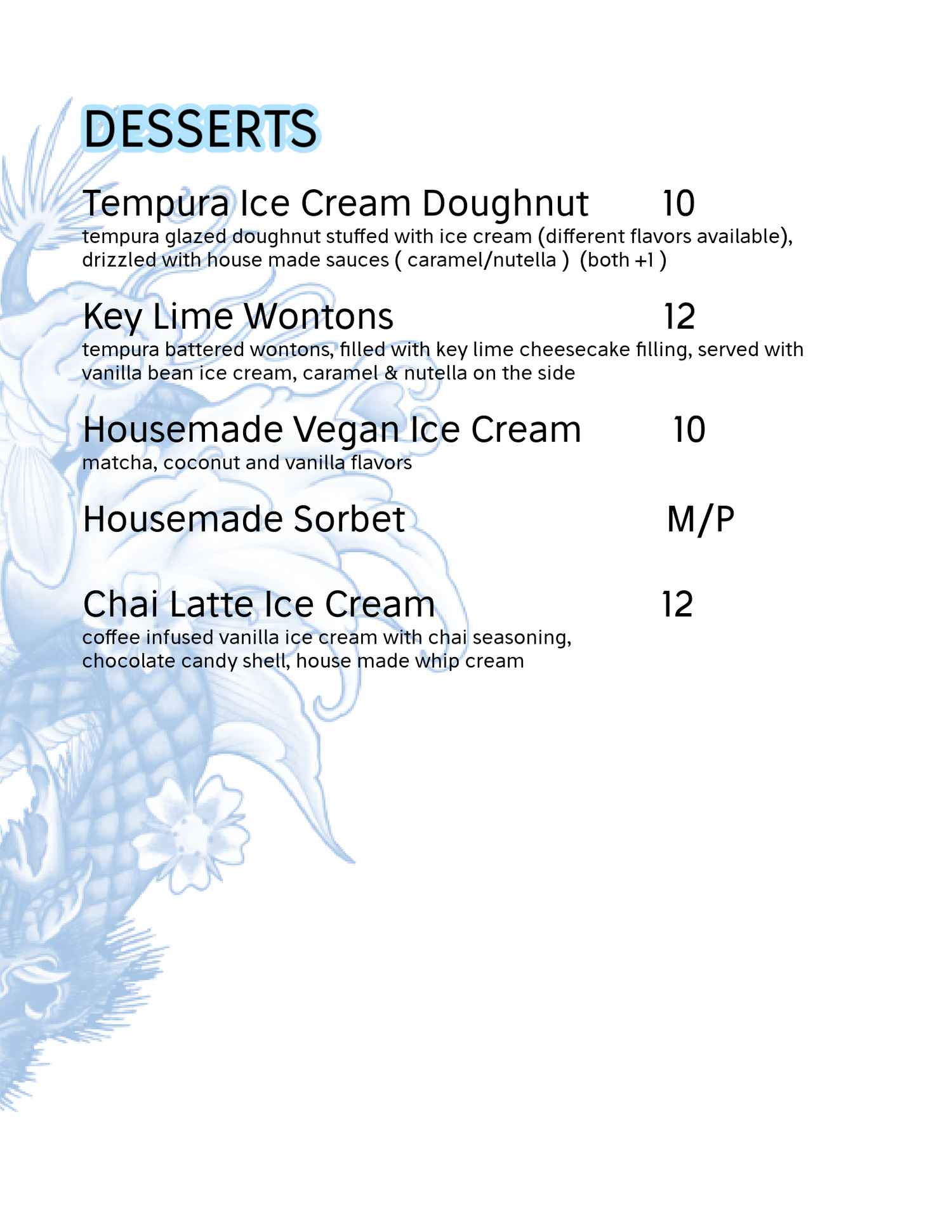 MENU — Enkai Sushi Bar