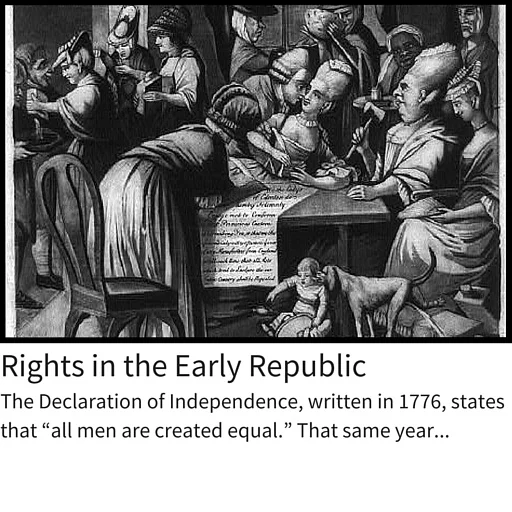 The History of the Suffrage Movement — History of U.S. Woman's Suffrage