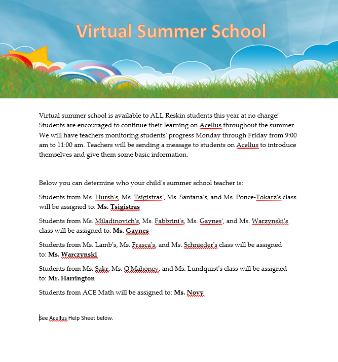 School Announcement Images