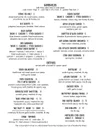 Tavern & Dinner Menus — Rising Sun Inn