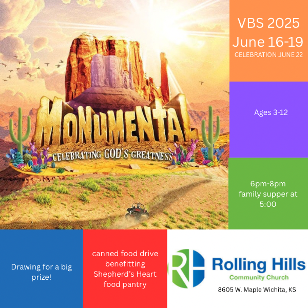 VBS Registration 2025 — Rolling Hills Community Church