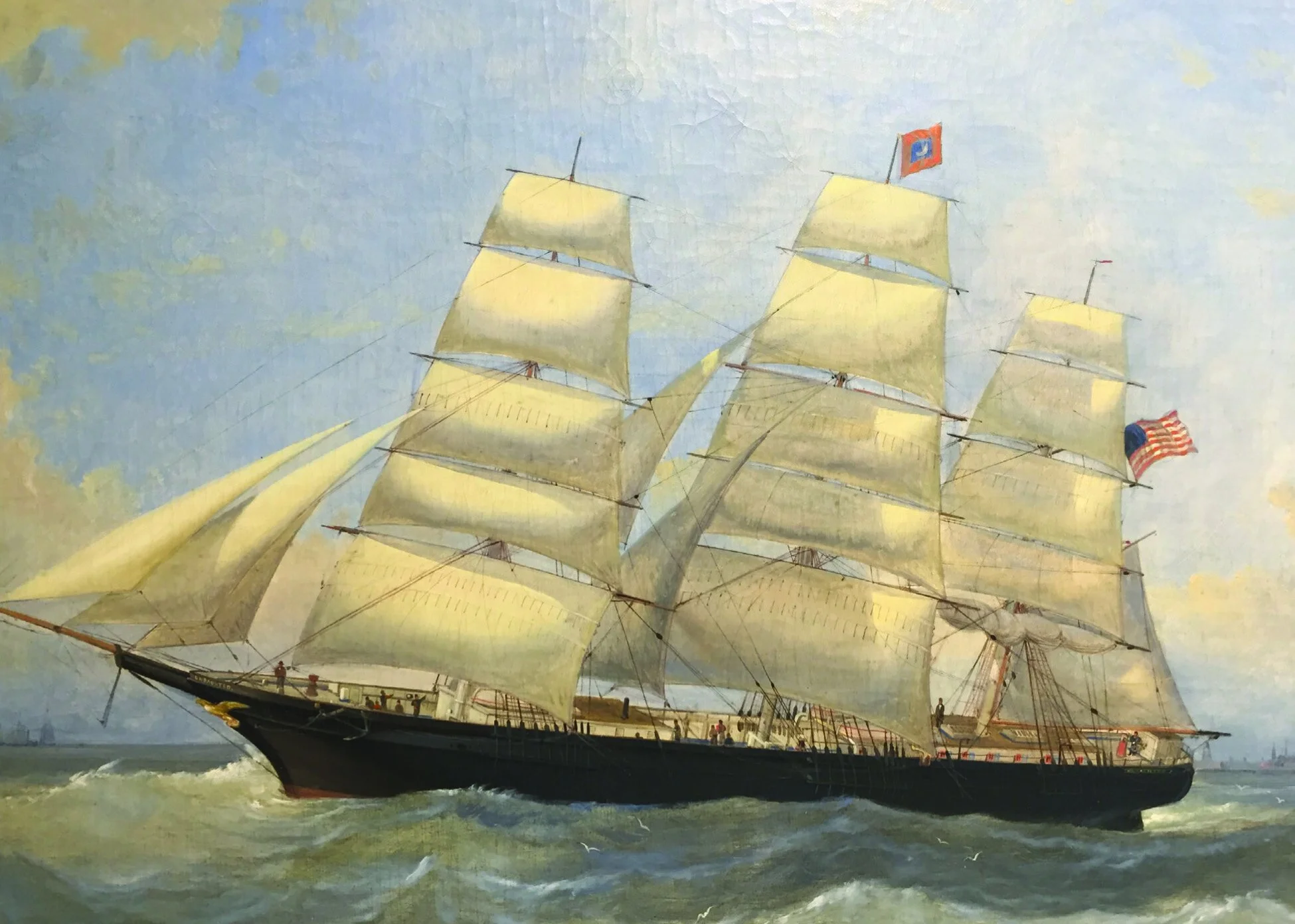 ship portrait — In the Attic — Brewster Historical Society