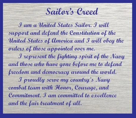 Sailors Creed Words