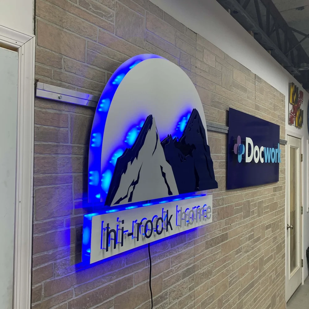Backlit Lobby Signs — ShieldCo