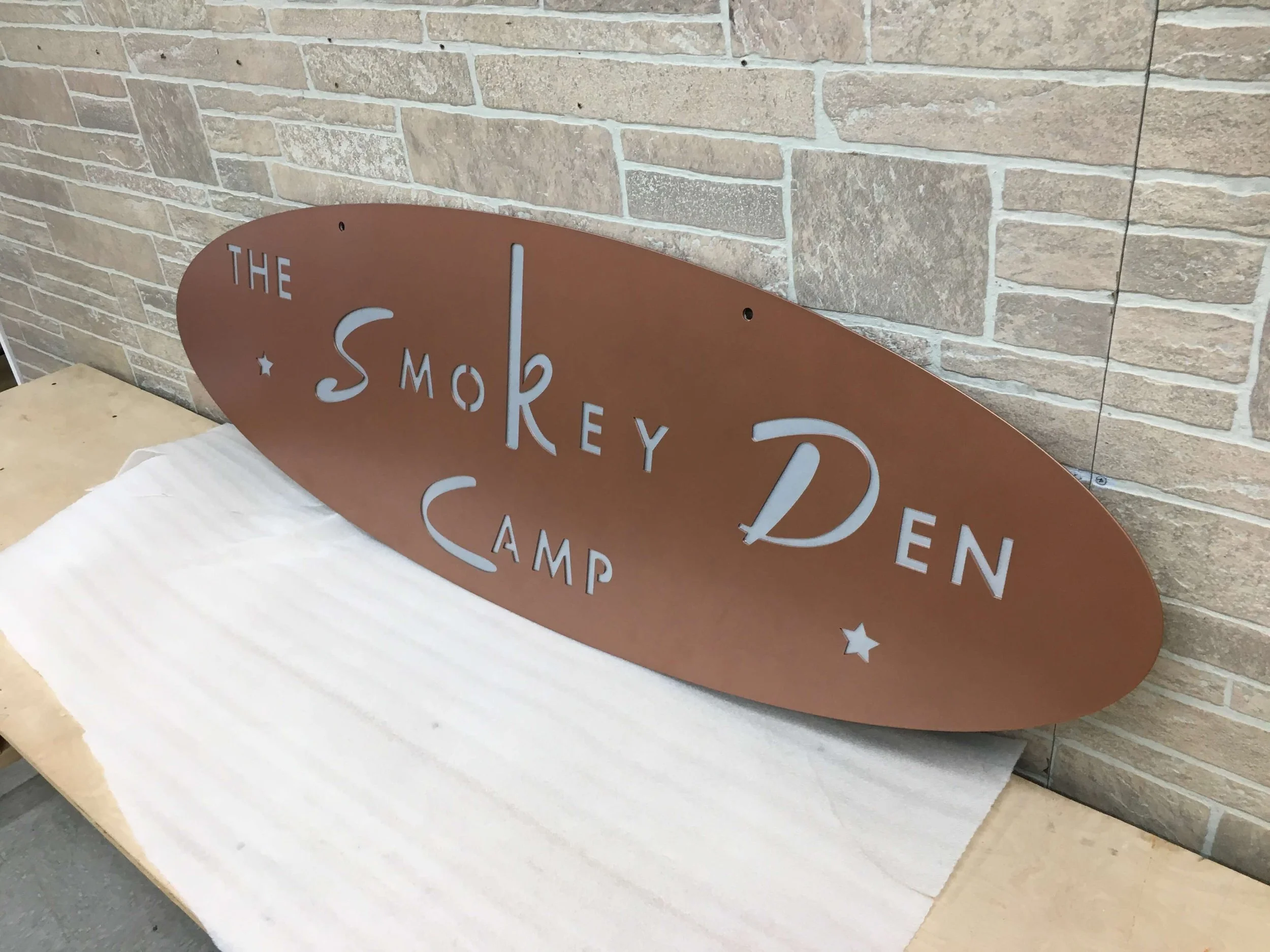Custom Copper Signs - ShieldCo