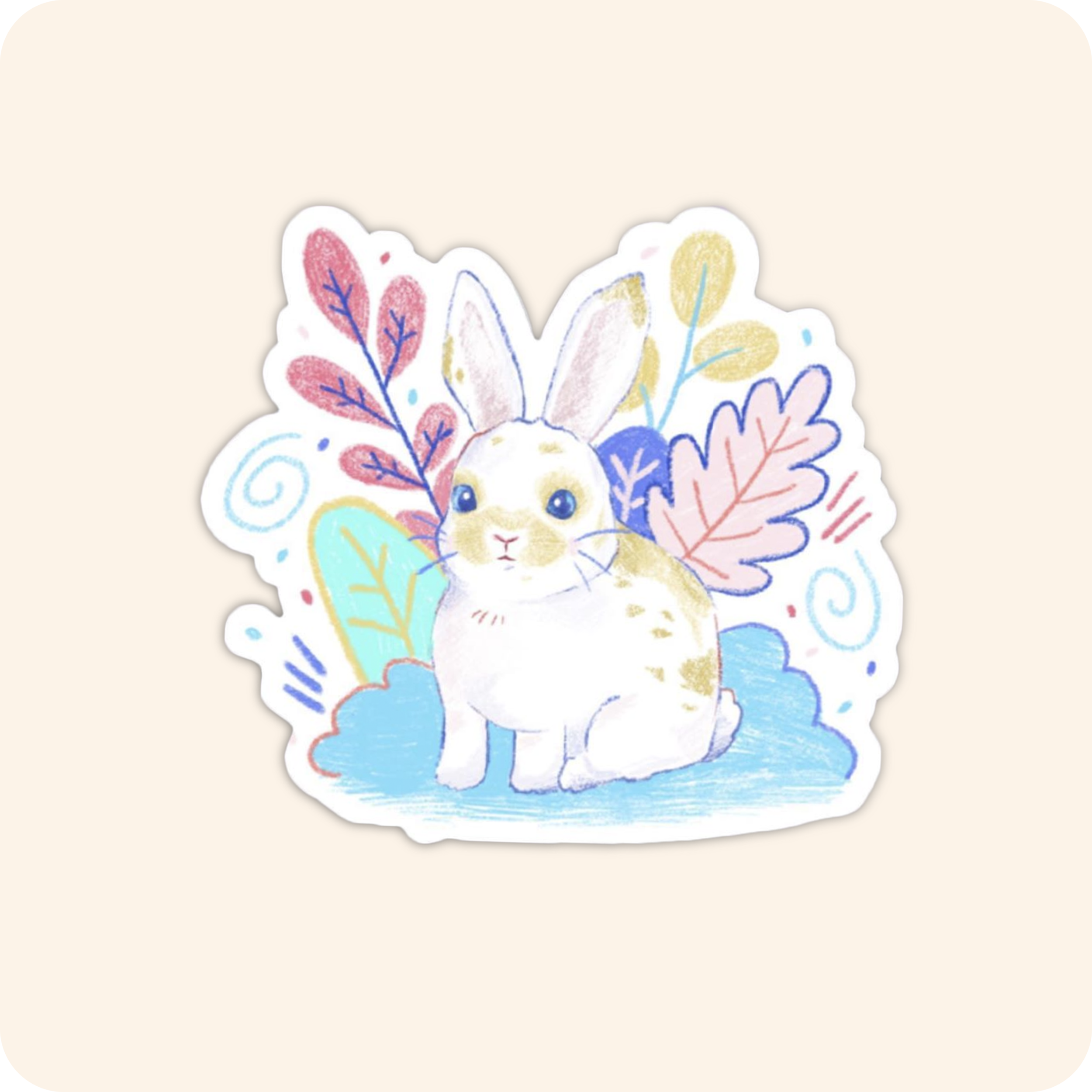 Vinyl Stickers — The Crowned Rabbit