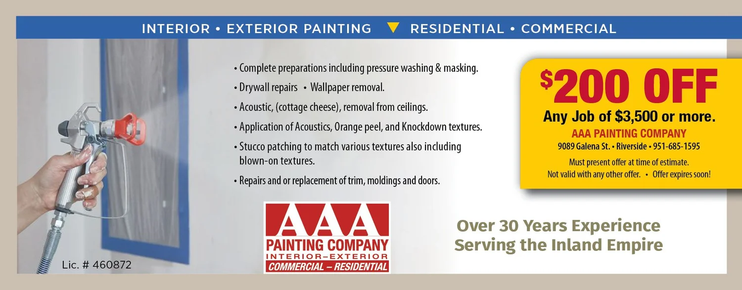 AAA PAINTING CO. — Just H O M E