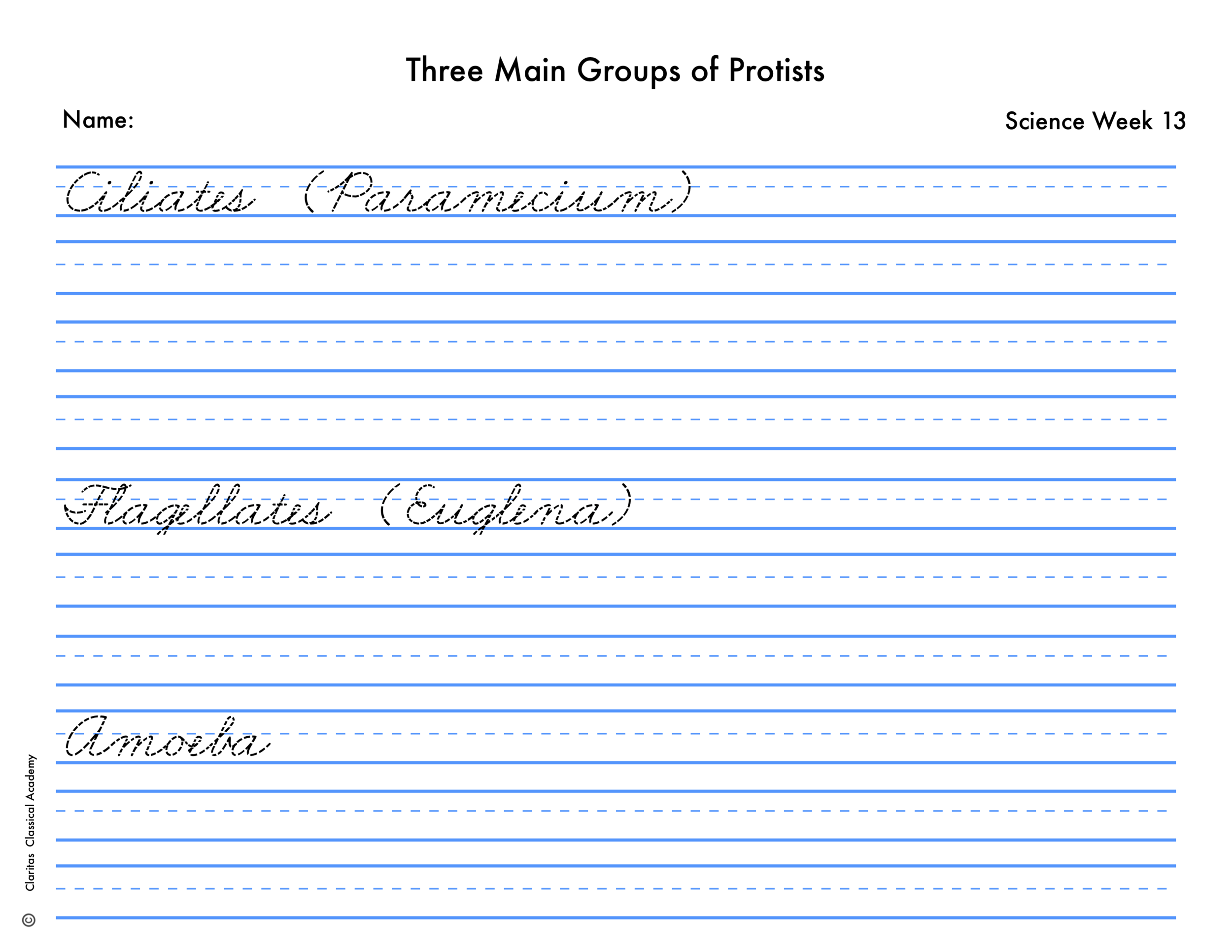 Cycle 3 Cursive Handwriting Sheets: PDF Download — Claritas Publishing
