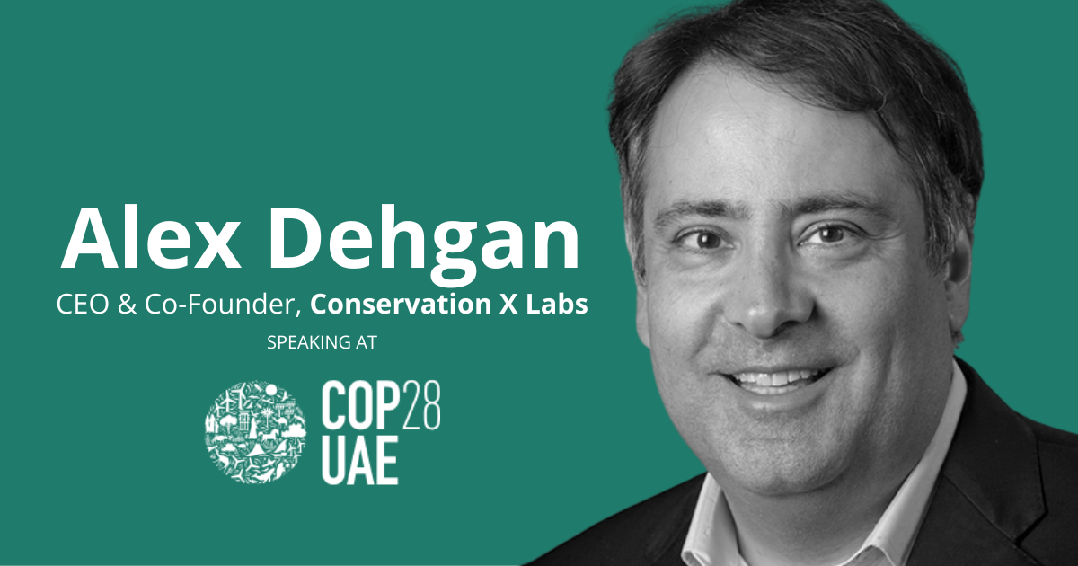 Alex Dehgan at COP28 — Conservation X Labs