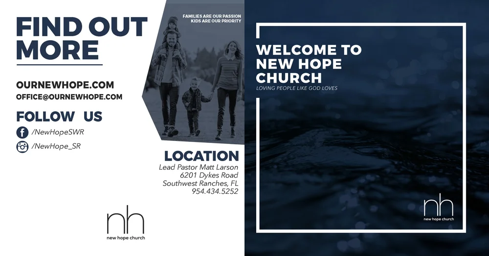 Church Bulletin Design