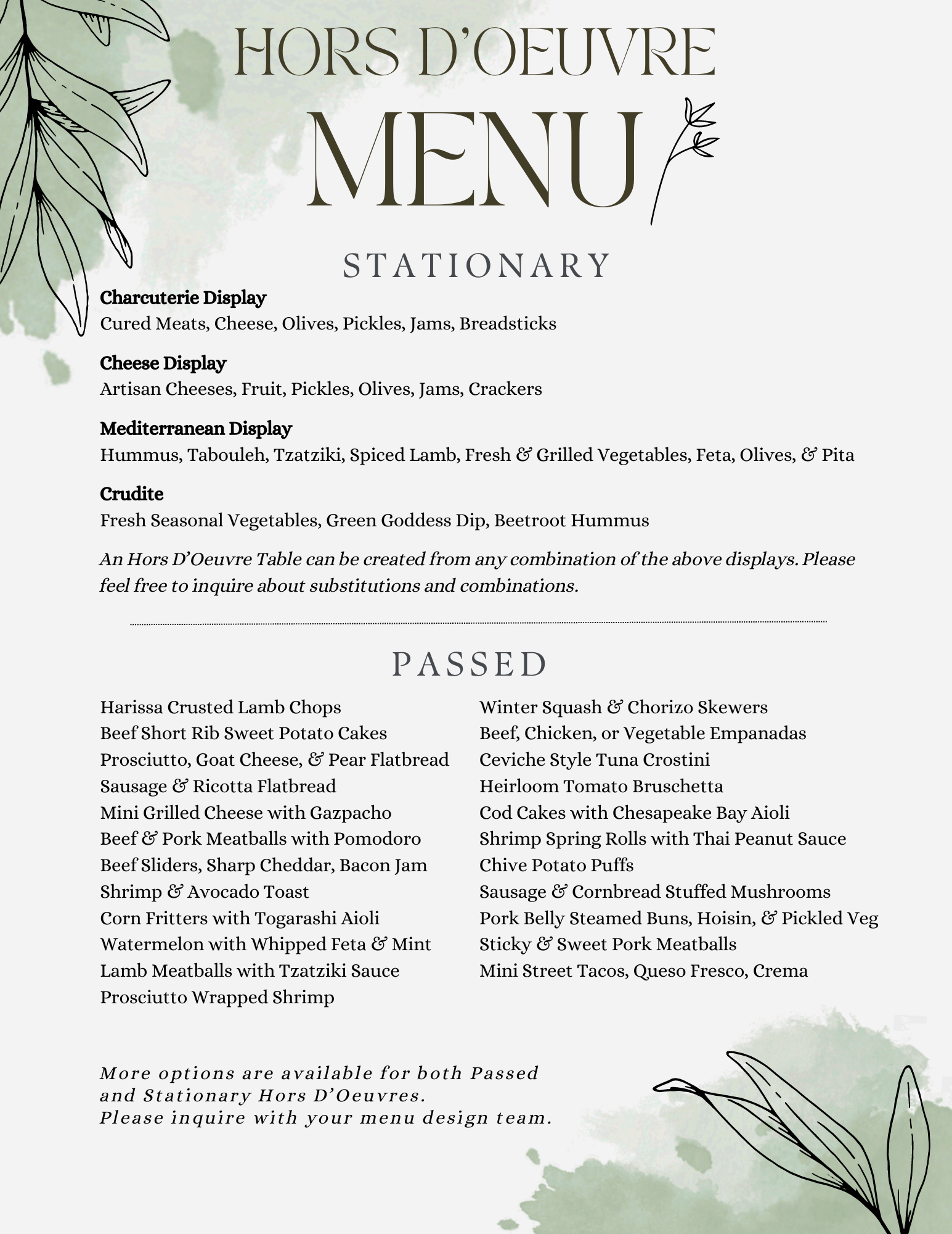 Woodland Catering