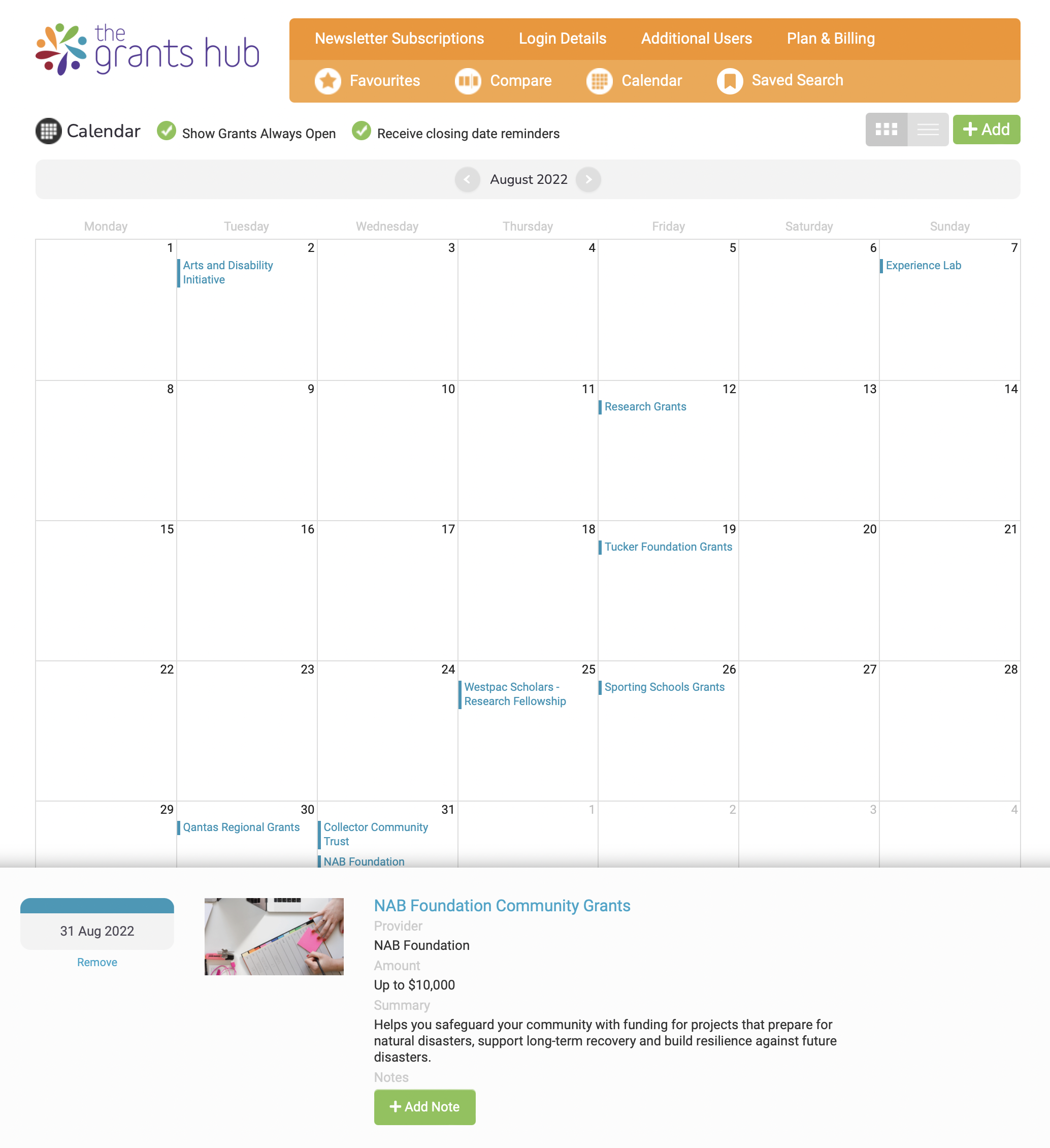 Plan A Year Of Success With Our Grants Calendar — The Grants Hub