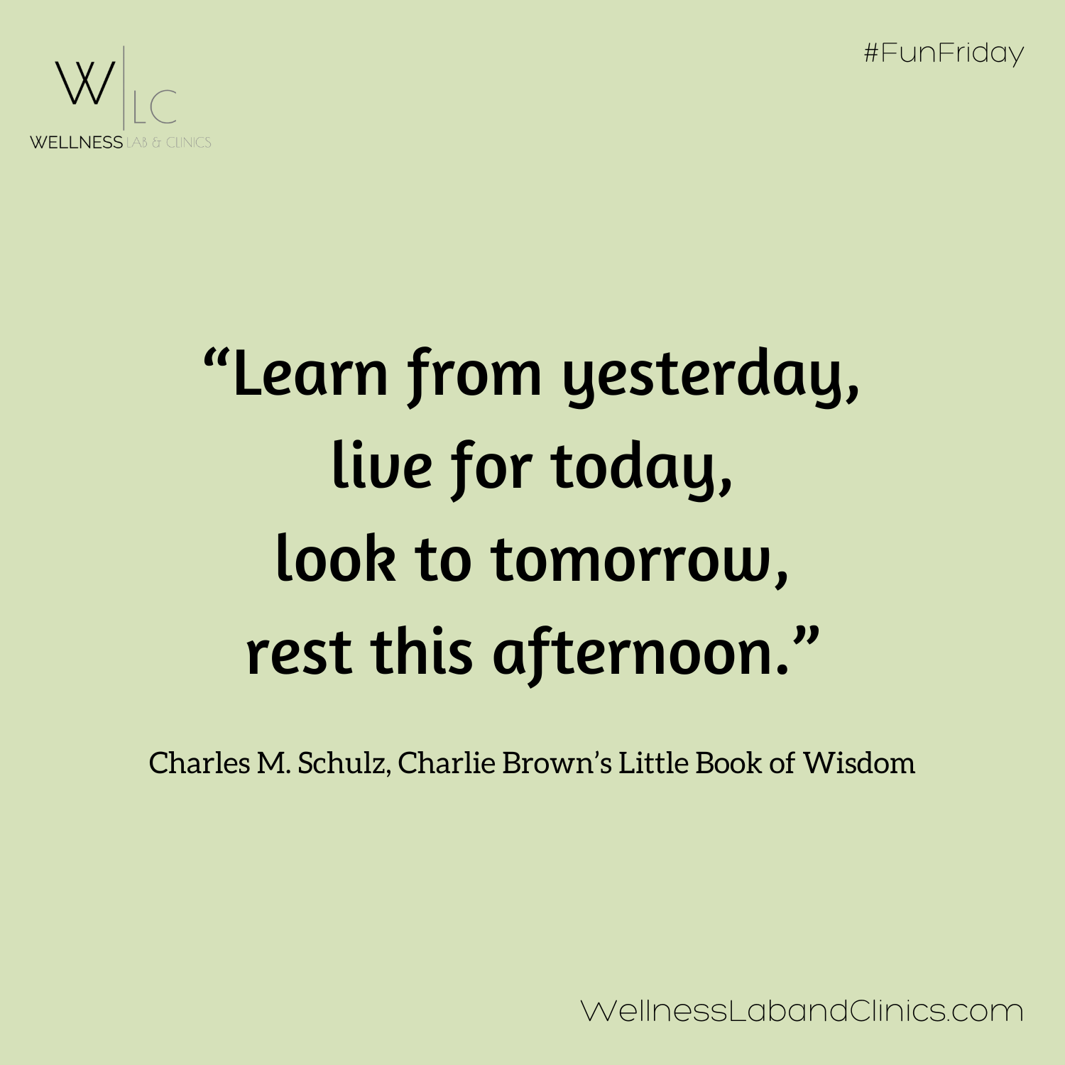 FUN FRIDAY: And Then Rest — Wellness Lab & Clinics