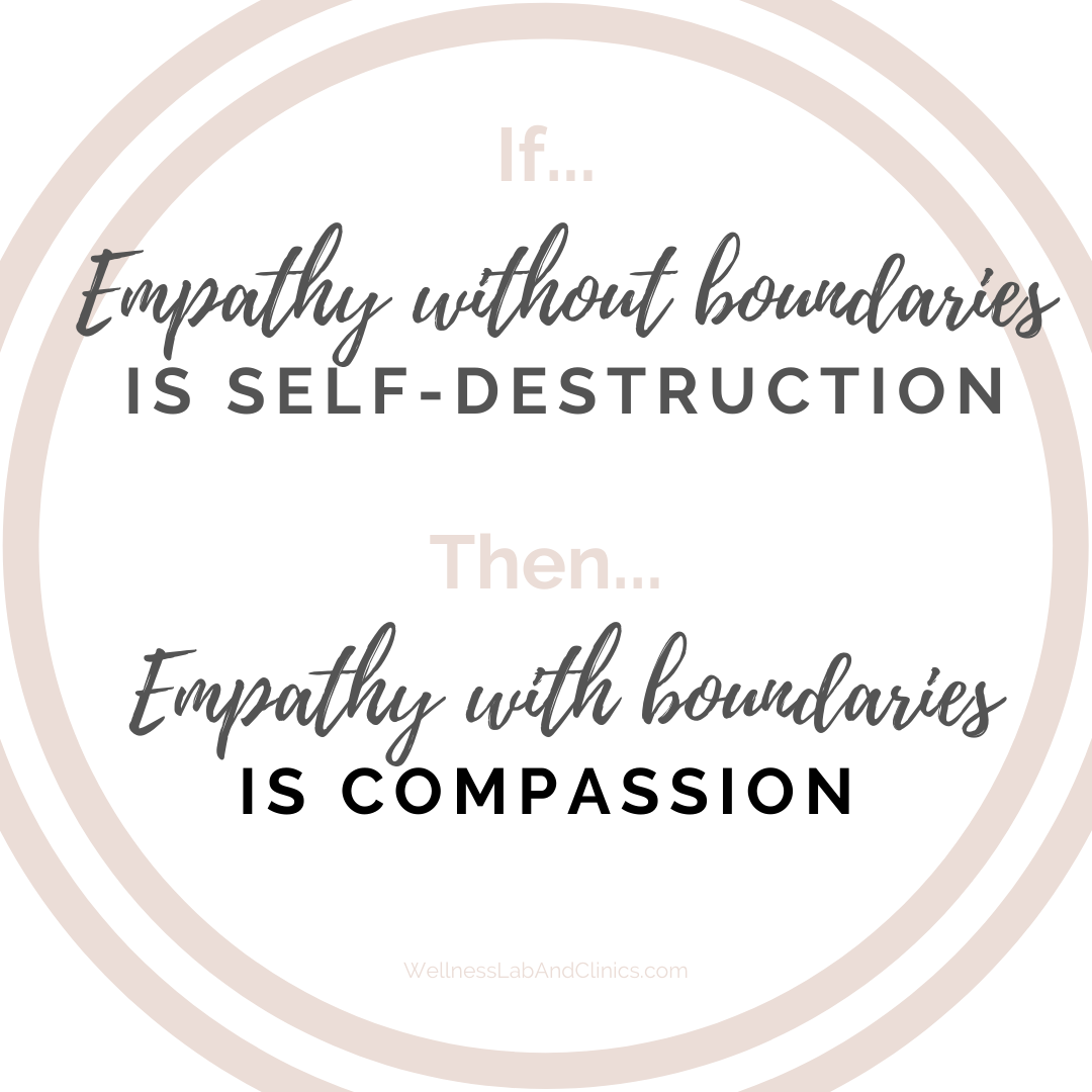 What to do when empathy and boundaries collide — Wellness Lab & Clinics