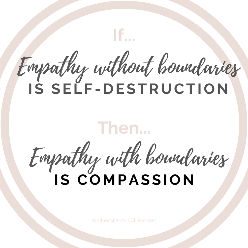 What to do when empathy and boundaries collide — Wellness Lab & Clinics