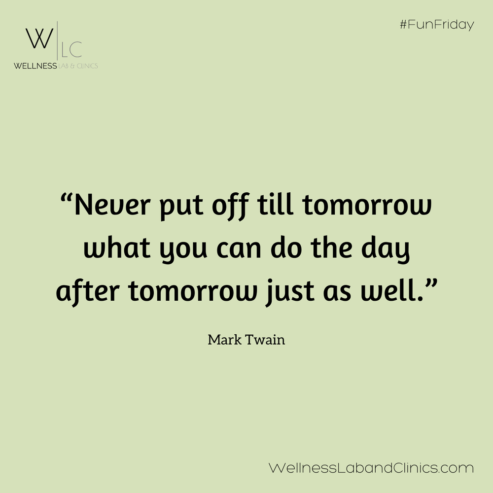 FUN FRIDAY: Tomorrow — Wellness Lab & Clinics