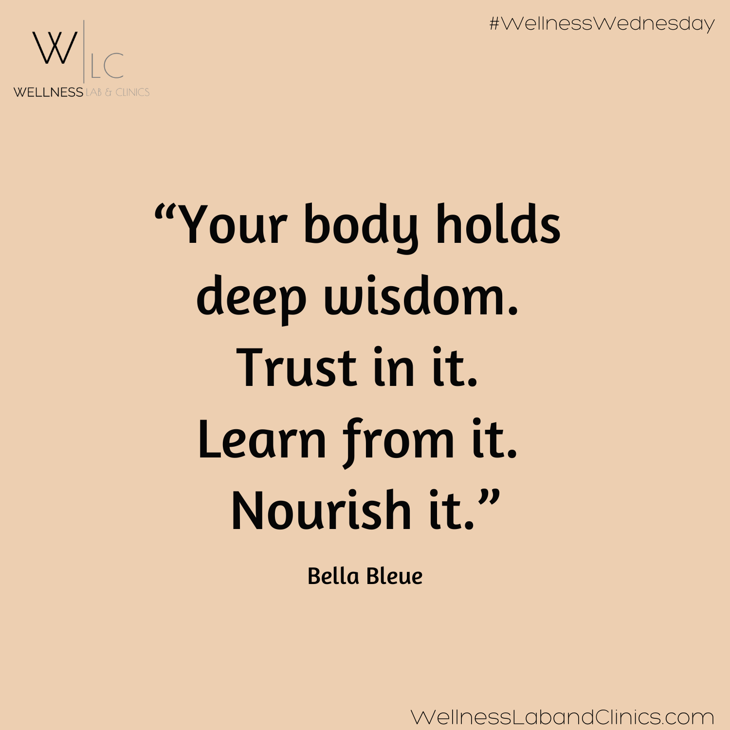 WELLNESS WEDNESDAY: Wisdom — Wellness Lab & Clinics