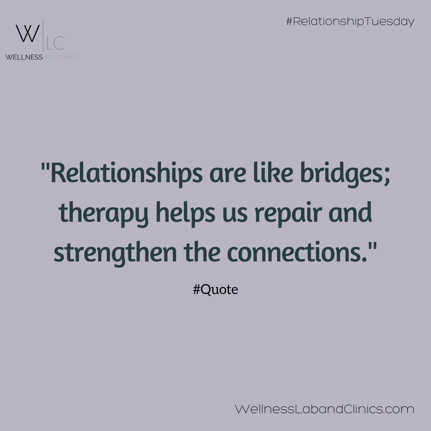 RELATIONSHIP TUESDAY: The Bridge — Wellness Lab & Clinics