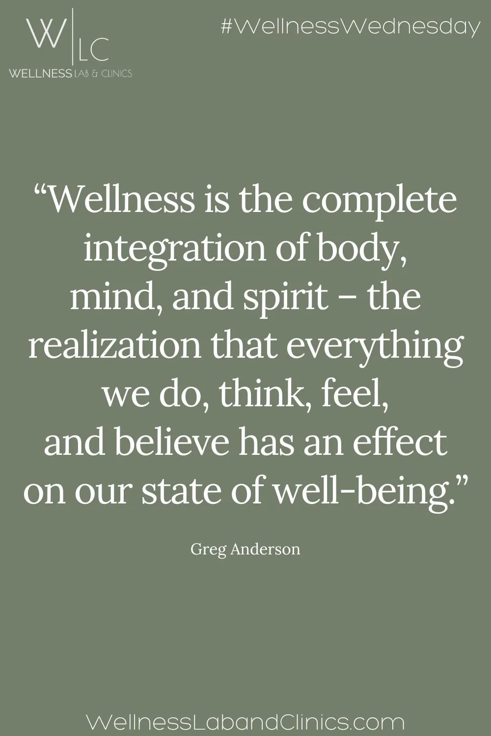 WELLNESS WEDNESDAY: Well-Being — Wellness Lab & Clinics
