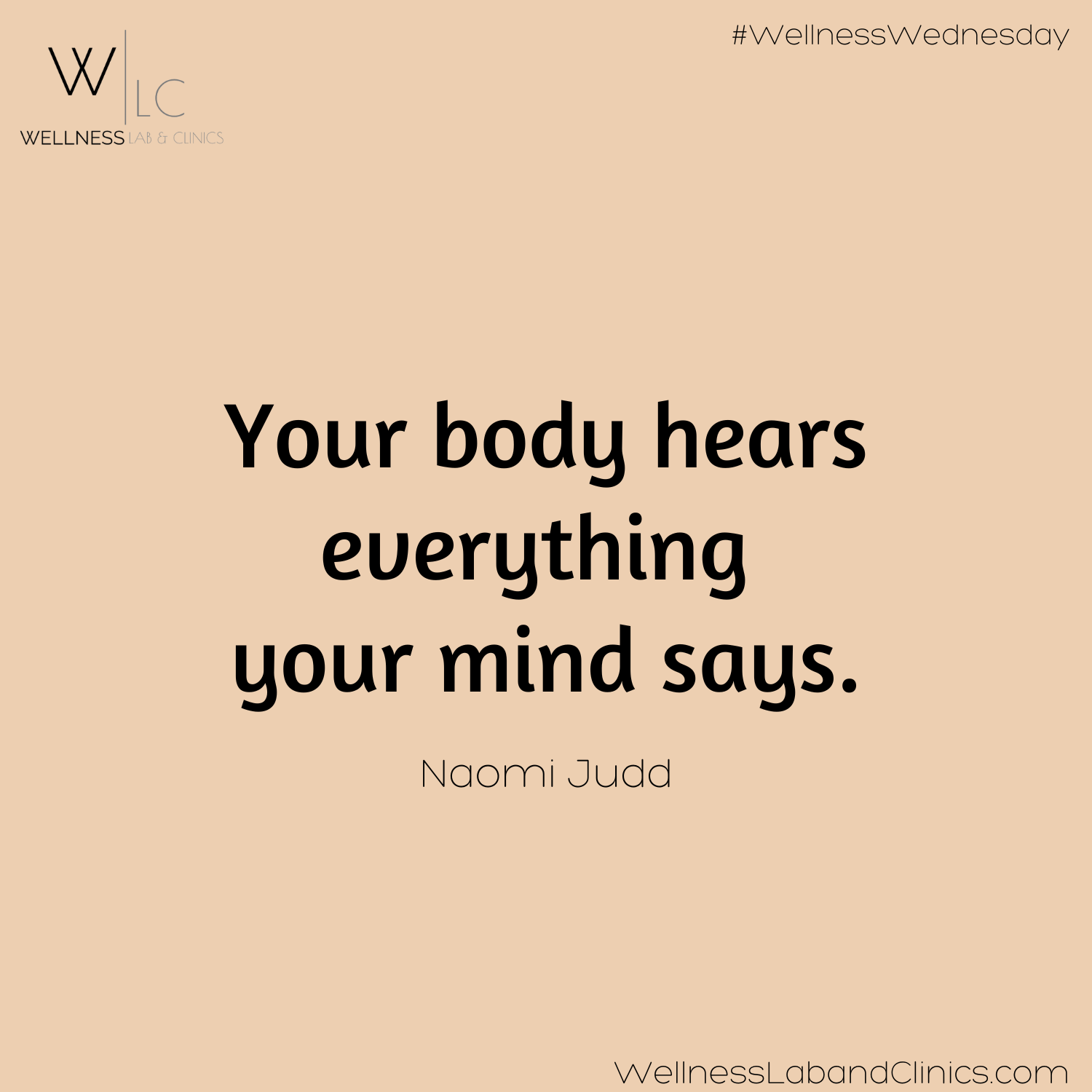 WELLNESS WEDNESDAY: The Body Listens — Wellness Lab & Clinics
