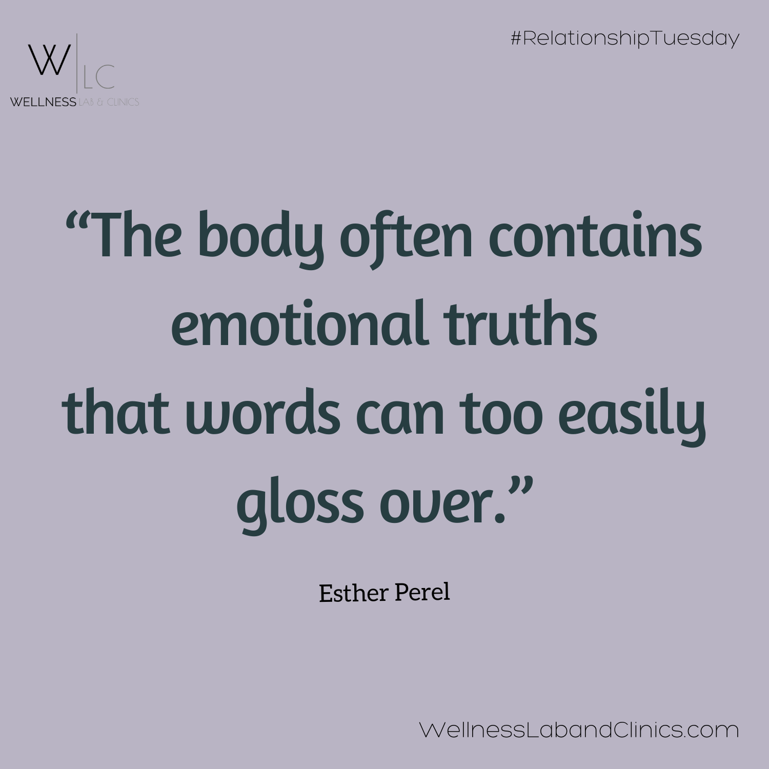RELATIONSHIP TUESDAY: Emotional Truths — Wellness Lab & Clinics