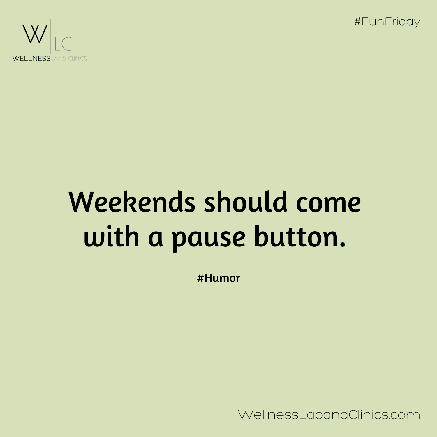 FUN FRIDAY: Pause — Wellness Lab & Clinics