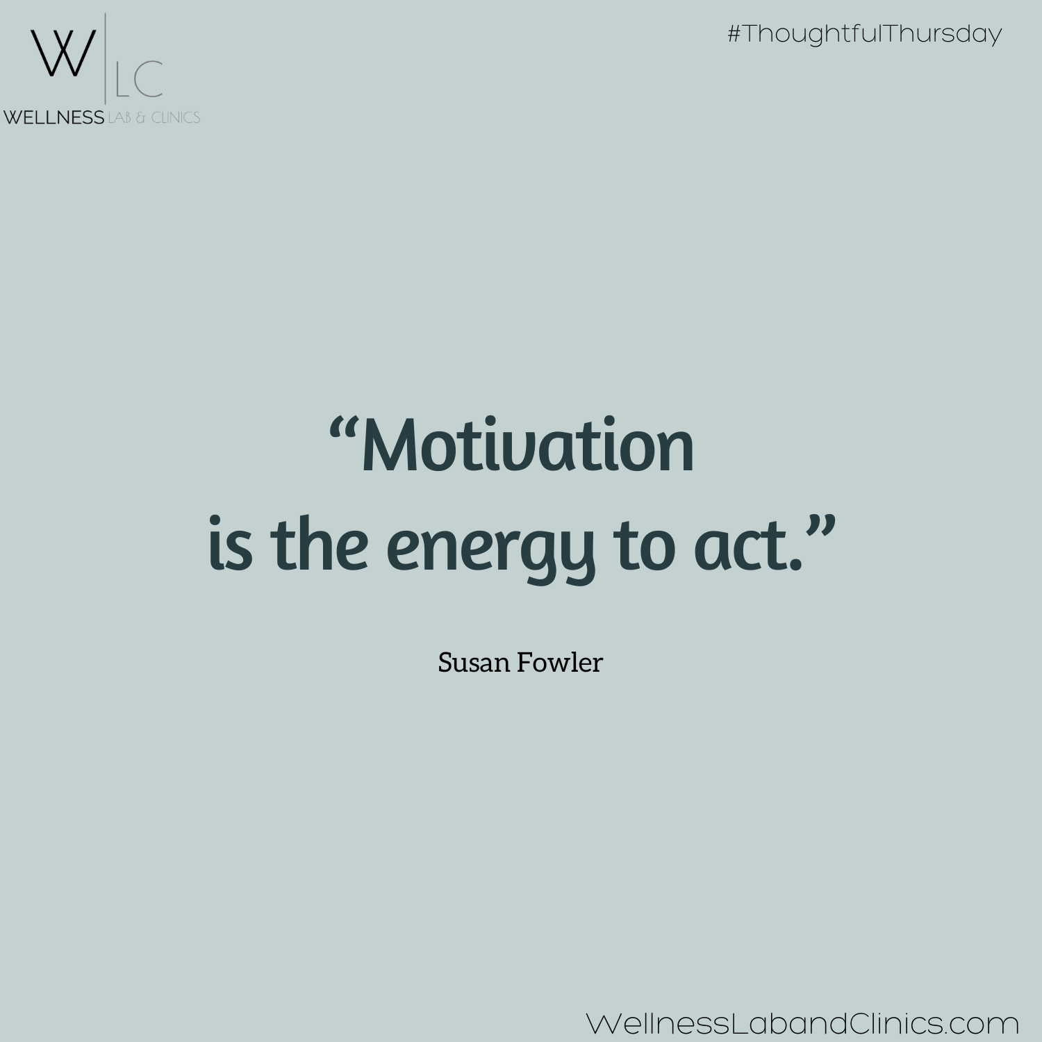 THOUGHTFUL THURSDAY: Fuel — Wellness Lab & Clinics