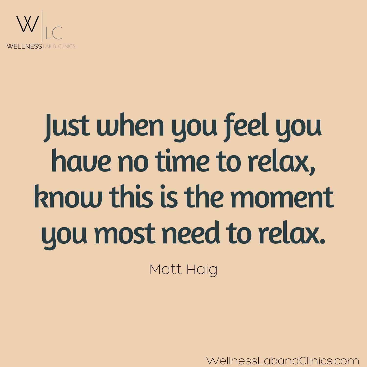 WELLNESS WEDNESDAY: Relax — Wellness Lab & Clinics