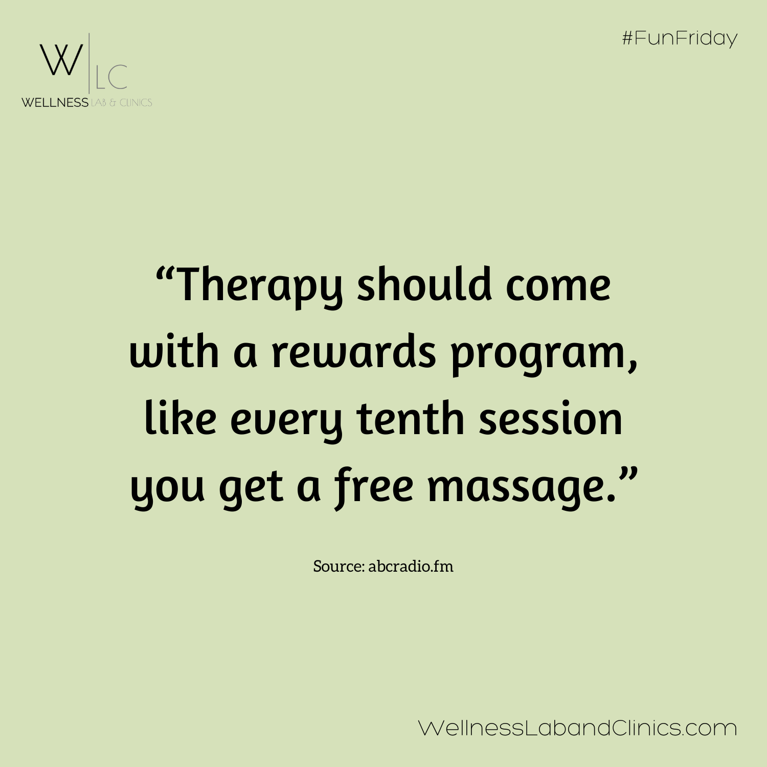 FUN FRIDAY: Rewards — Wellness Lab & Clinics