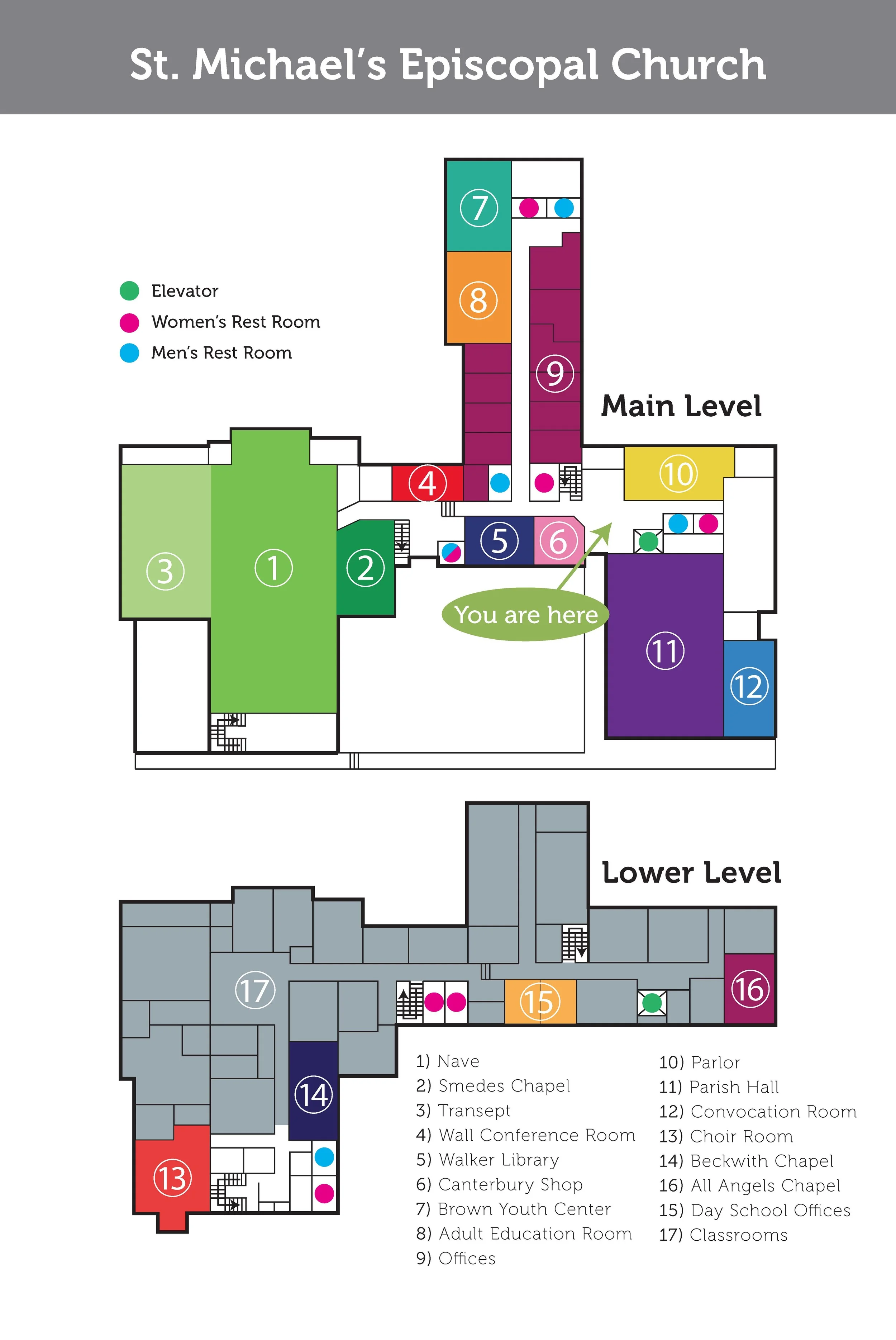 Church Map — St. Michael's Episcopal Church