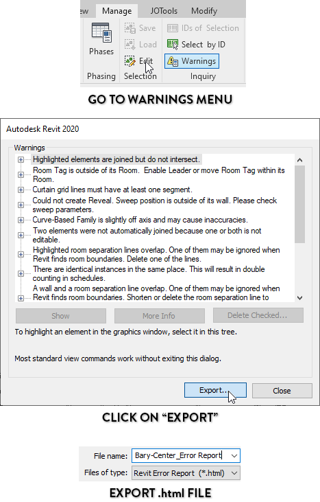 Free Revit Add In Of The Week Isolate Warnings — Revit Pure