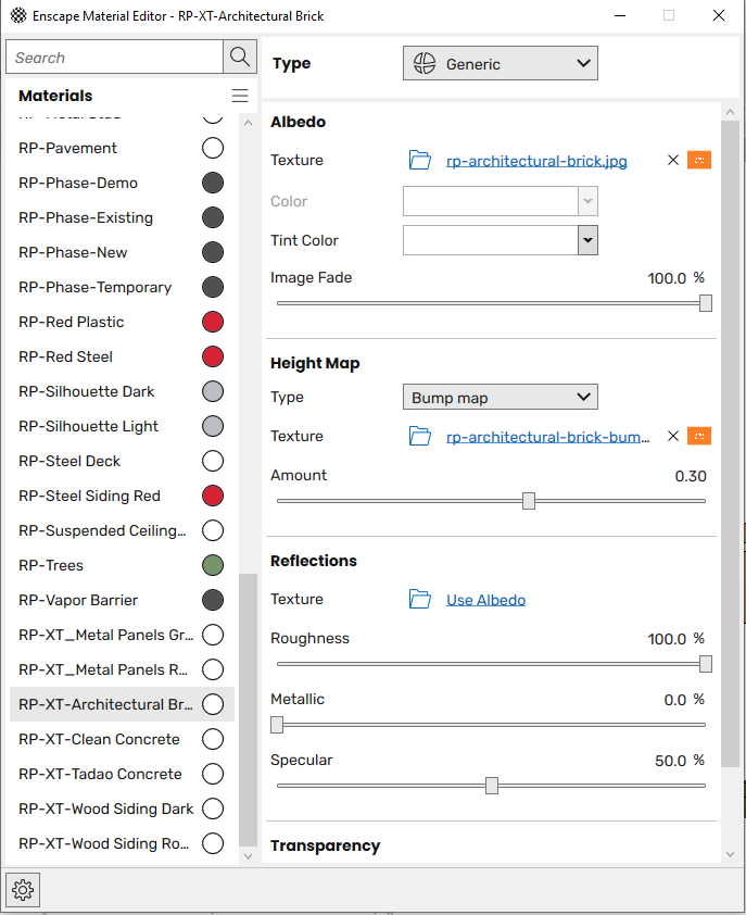 enscapematerial — REVIT PURE